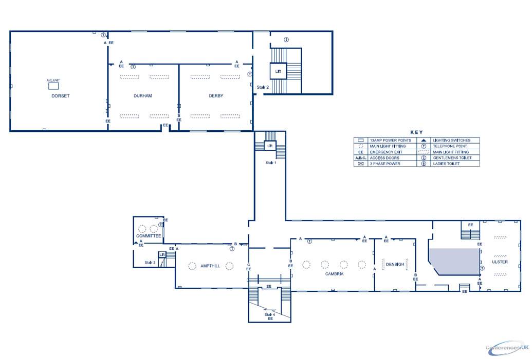 Floor plan for De Vere Grand Connaught Rooms London-81